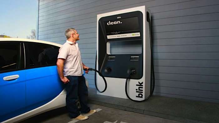 Blink Fast Charges Downtown Los Angeles